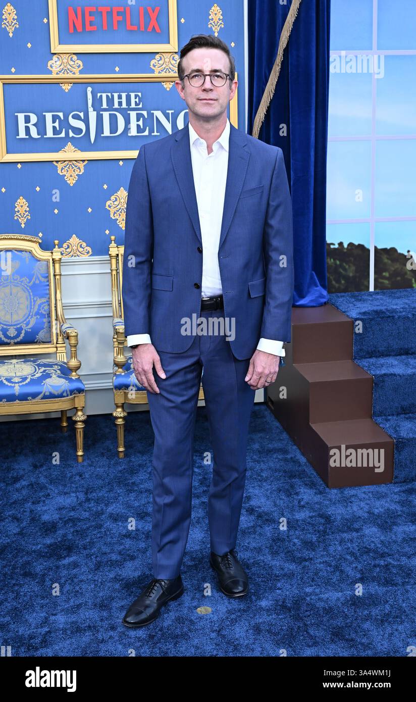 Matt Oberg arriving at Netflix’s “The Residence” world premiere held at ...