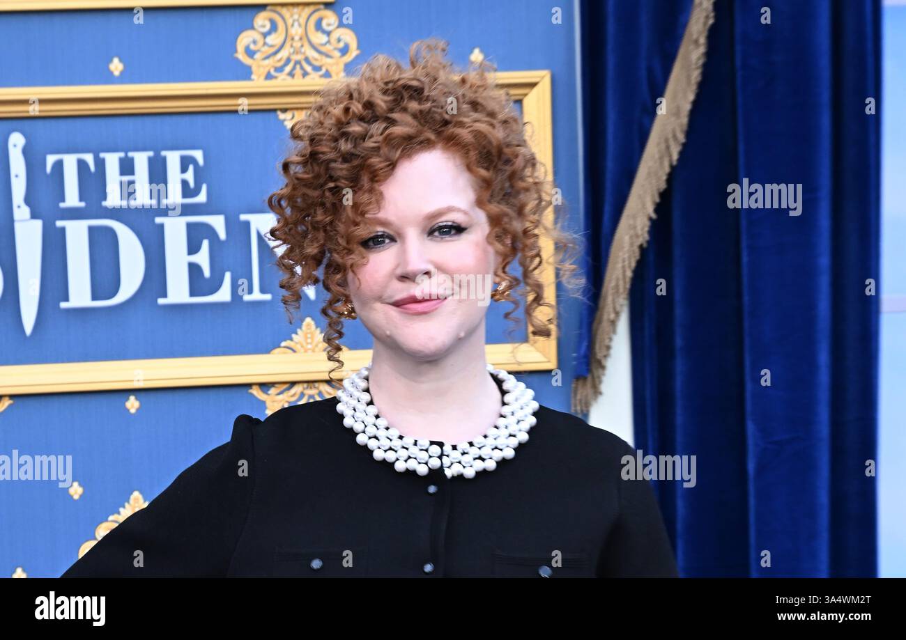 Hollywood, USA. 19th Mar, 2025. Mary Wiseman arriving at Netflix's “The ...
