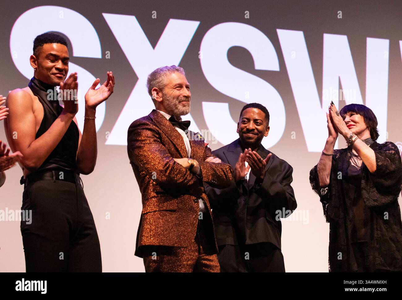 Austin, TX. March 12, 2025. Cast of Idiotka (SXSW debut) at the Zach ...