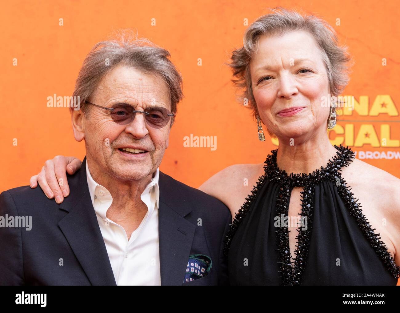 New York, NY, March 19, 2025: Mikhail Baryshnikov and Lisa Rinehart ...