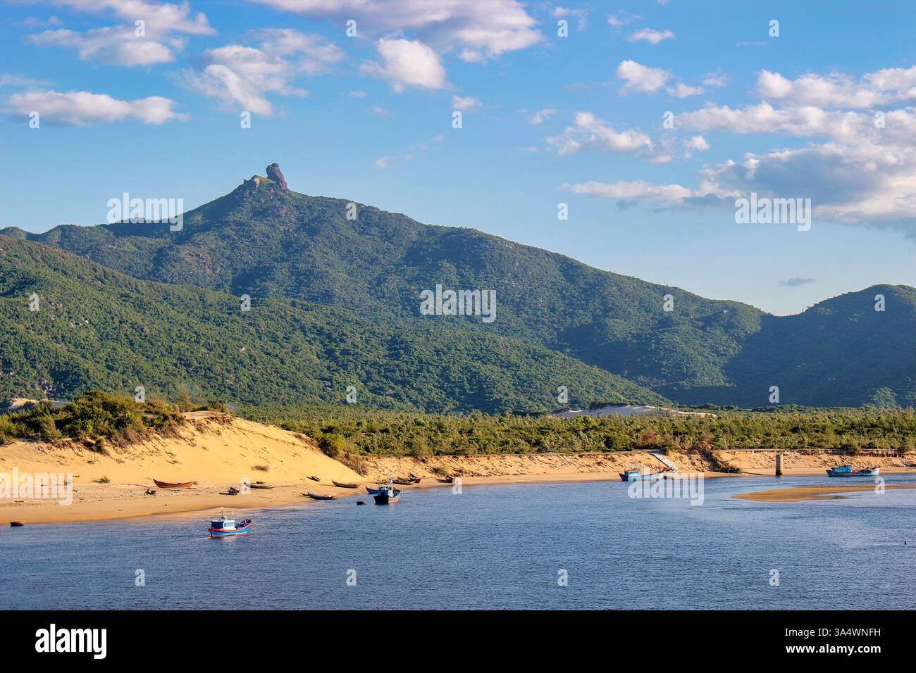 Da Bia mountain, the highest mountain in Dai Lanh mountain range, Dong ...