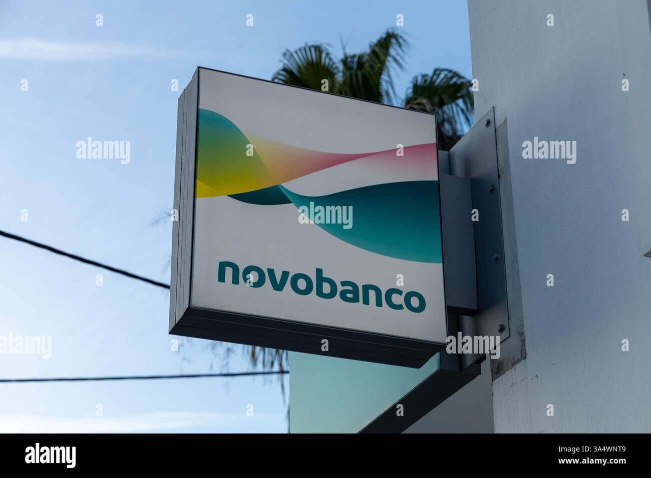Novobanco logo sign. Novo banco the 4th largest bank operating in the ...