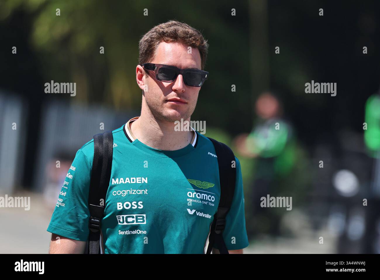 Stoffel Vandoorne (BEL) Aston Martin F1 Team Test and Reserve Driver ...