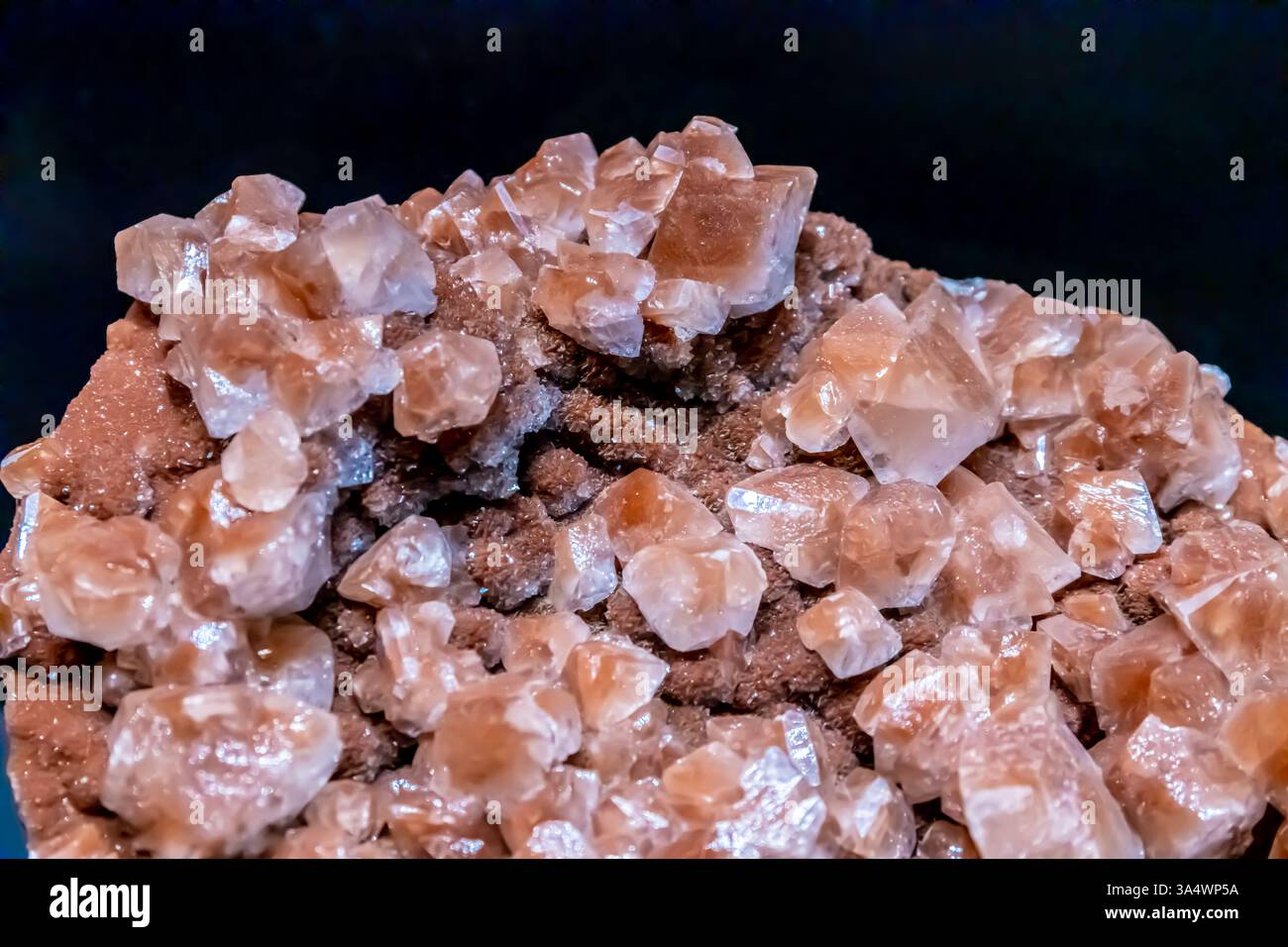 Crystals and gemstones in the Crystal museum in Chamonix. Unusual ...