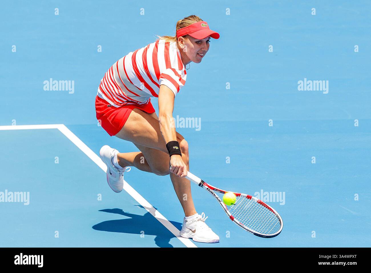 Auckland, New Zealand, 31 December 2012. Russia’s Elena Vesnina plays ...