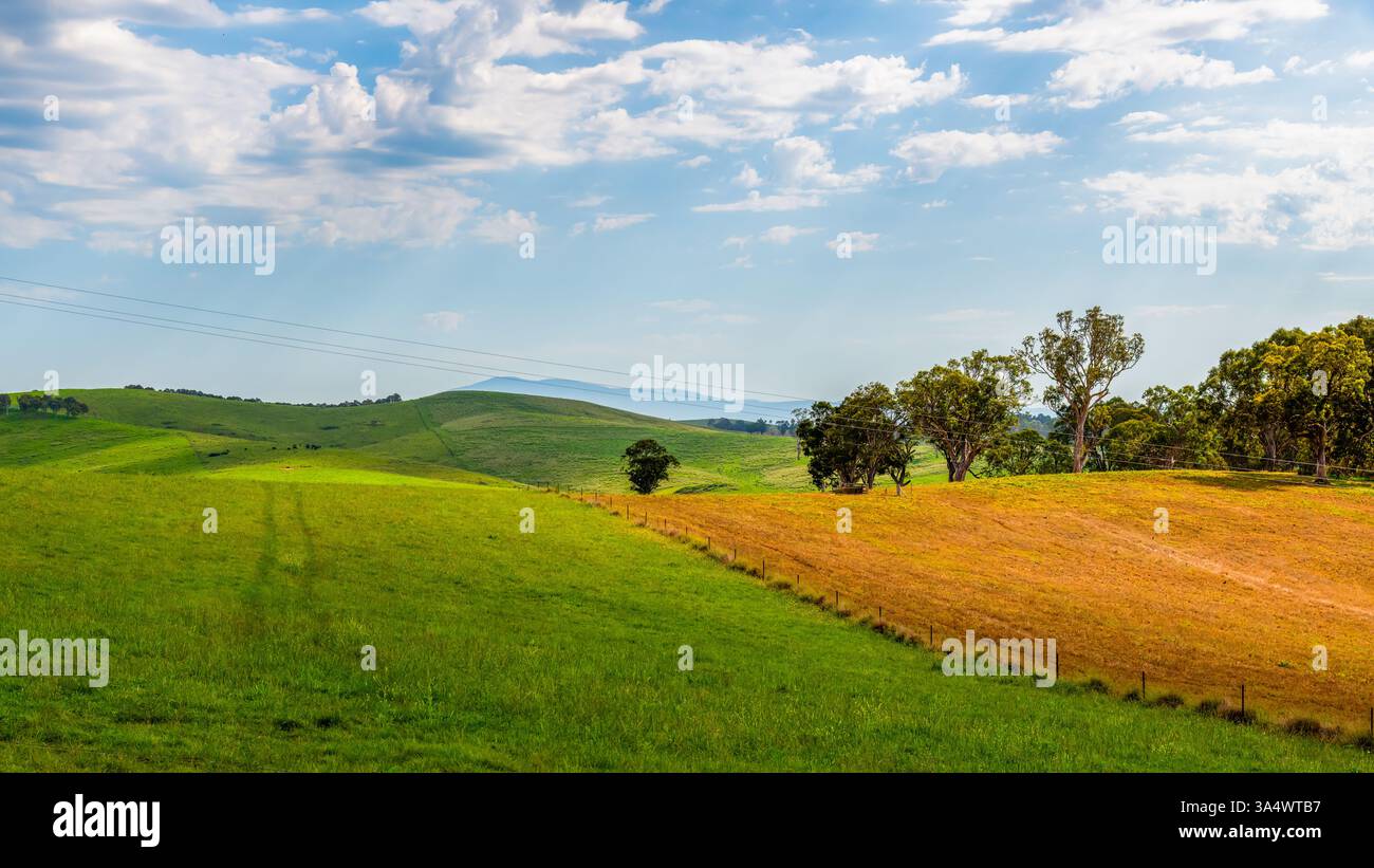 The countryside around the Bega Valley Shire also known as the Sapphire ...