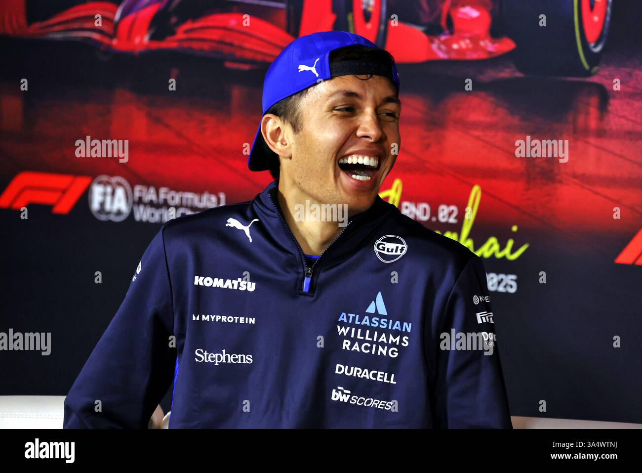 Shanghai, China. 20th Mar, 2025. Alexander Albon (THA) Atlassian ...