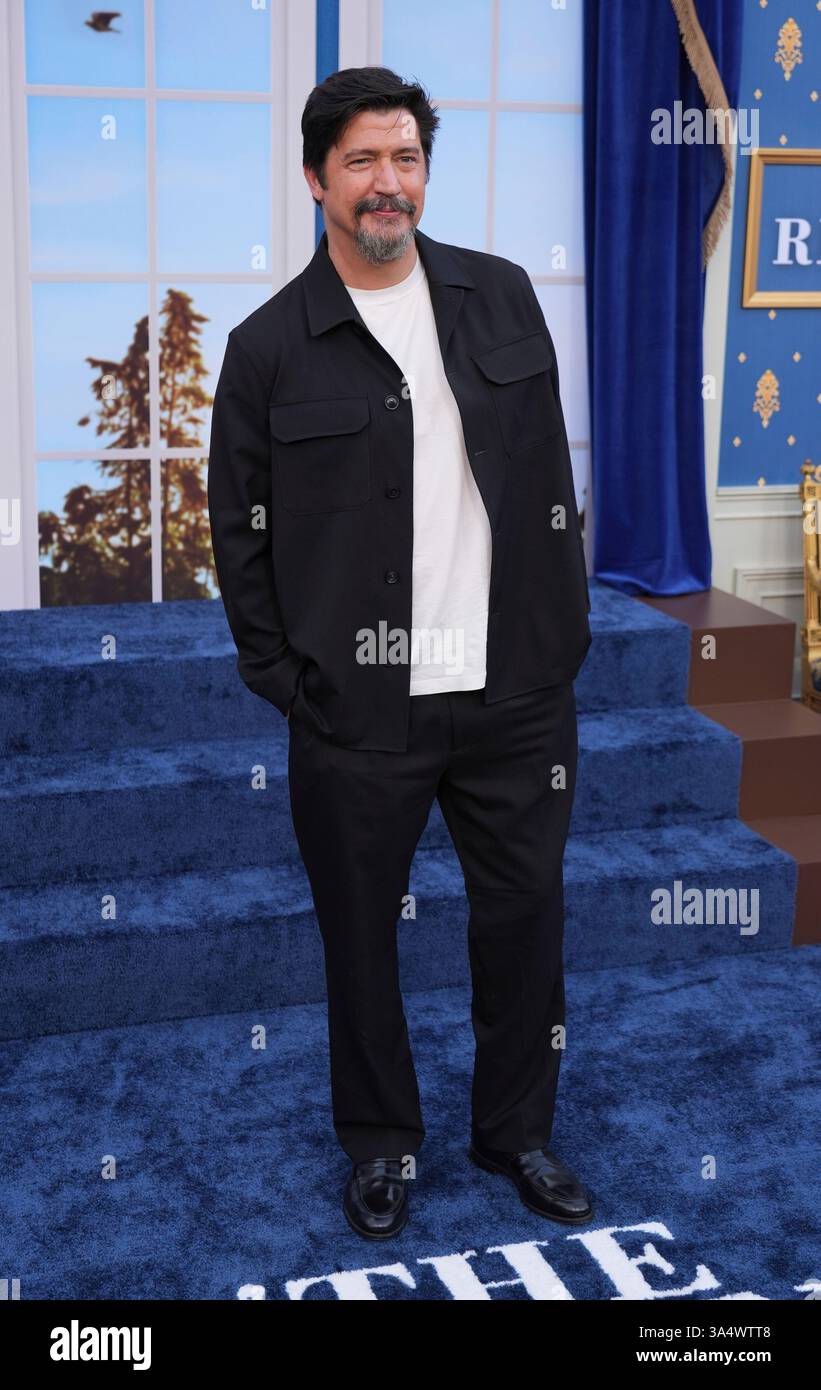 Ken Marino poses at the premiere of the Netflix series "The Residence ...