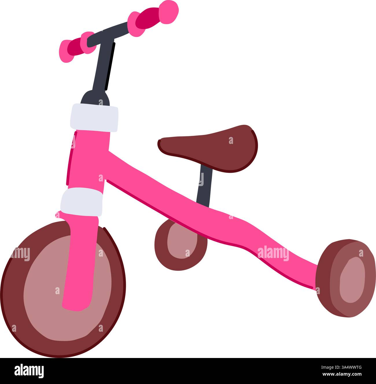 outdoor balance bike cartoon vector illustration Stock Vector Image ...