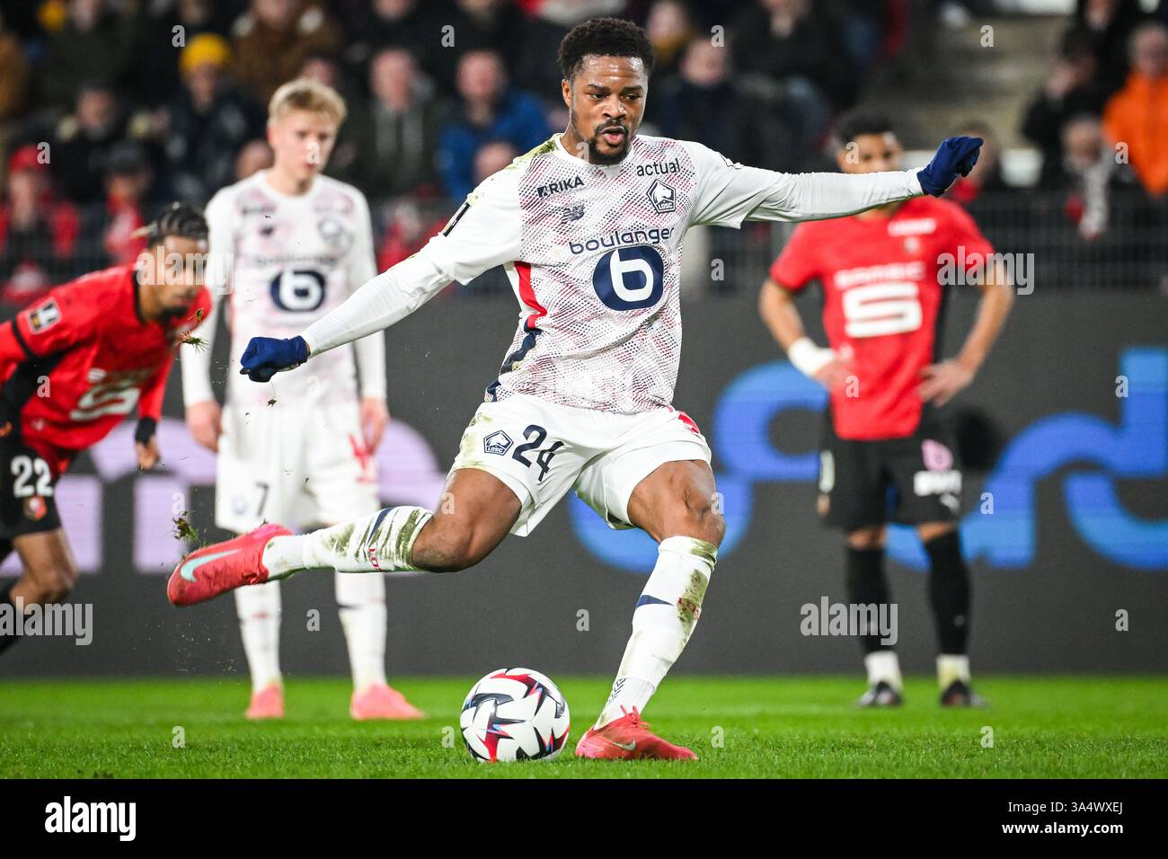 Chuba AKPOM of Lille during the French championship Ligue 1 football ...
