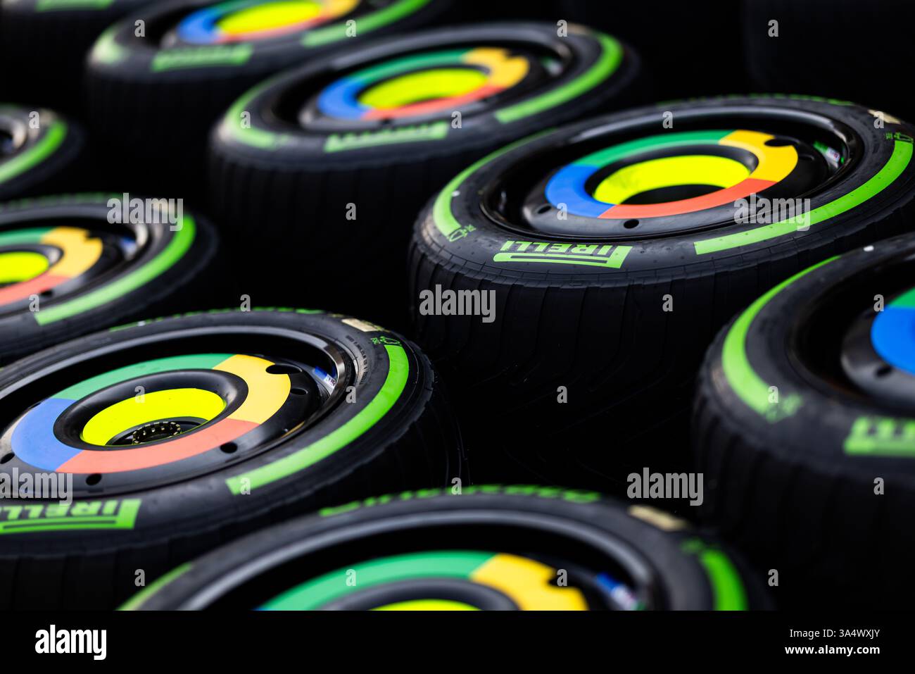 McLaren F1 Team Pirelli tyres, pneus, tyre, pneu, detail during the ...