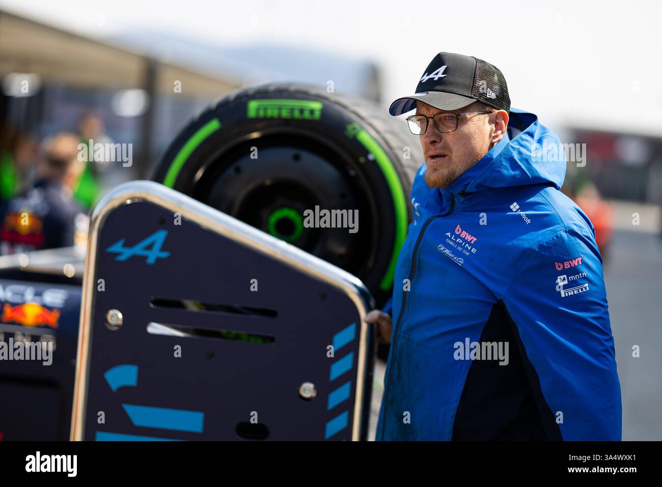 Alpine F1 Team mechanic, mecanicien, mechanics portrait during the ...