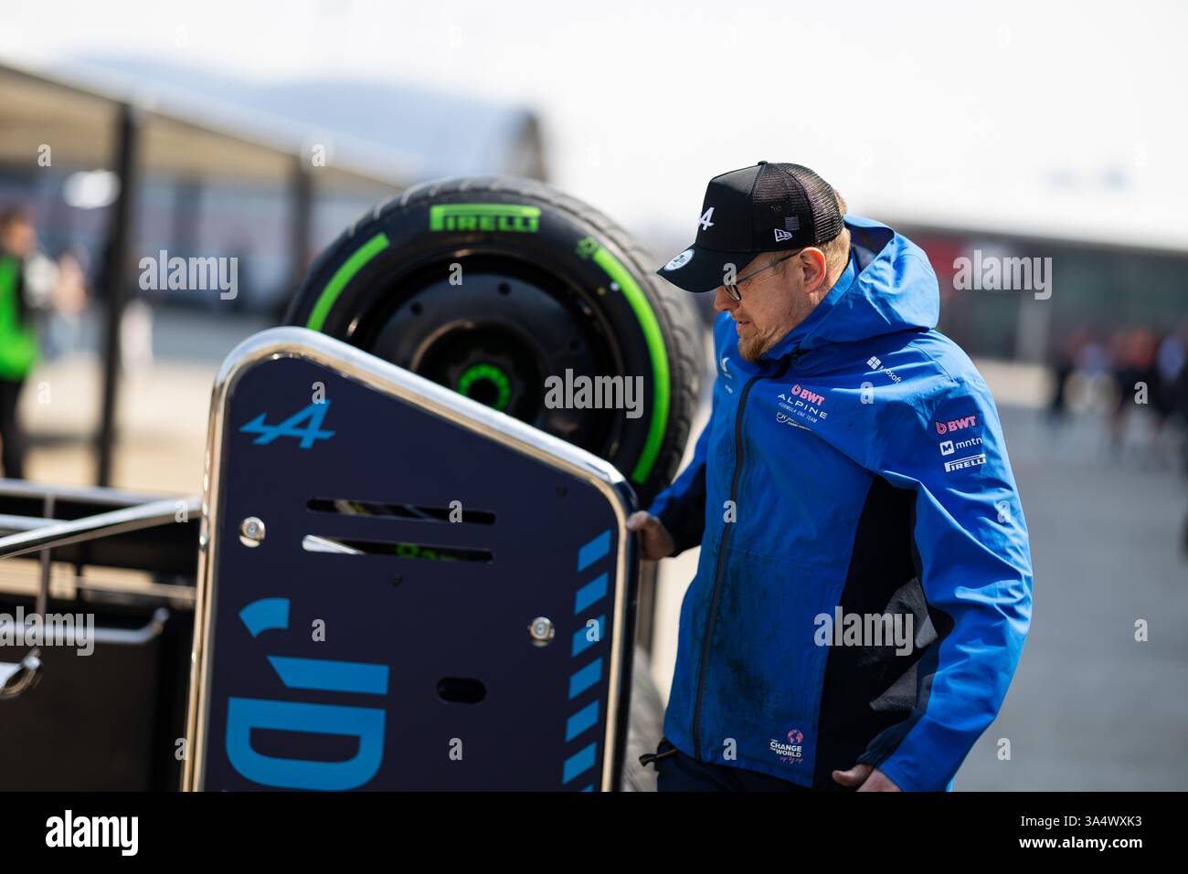Alpine F1 Team mechanic, mecanicien, mechanics portrait during the ...