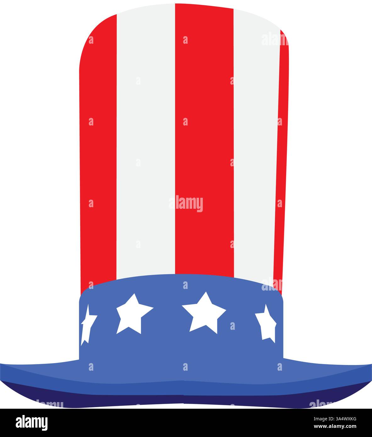 uncle sam hat vector illustration design Stock Vector Image & Art - Alamy