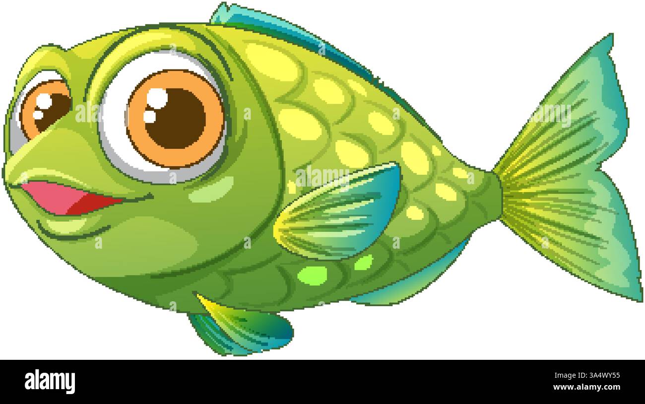 Green fish scales Stock Vector Images - Alamy