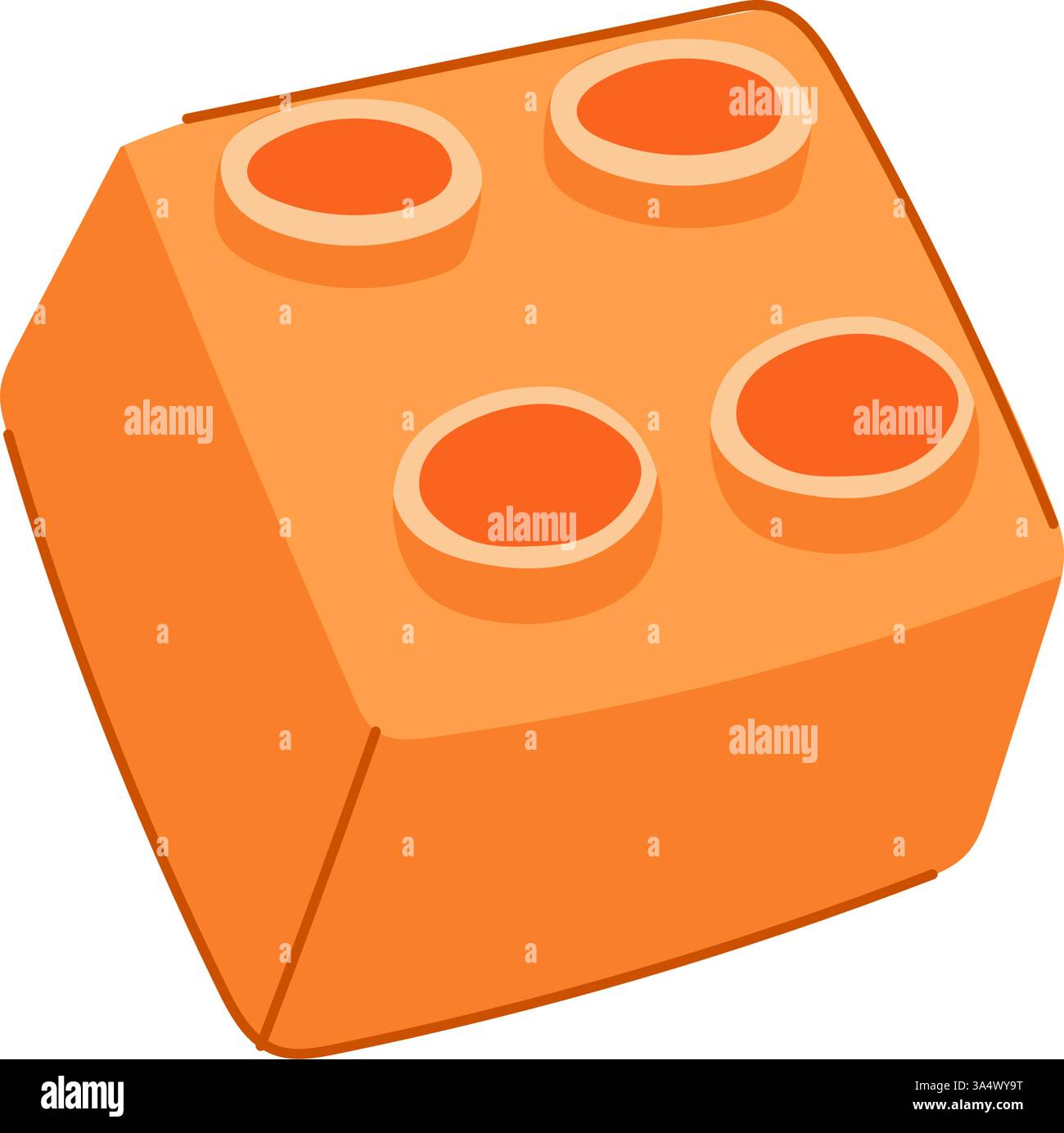 play building blocks cartoon vector illustration Stock Vector Image ...