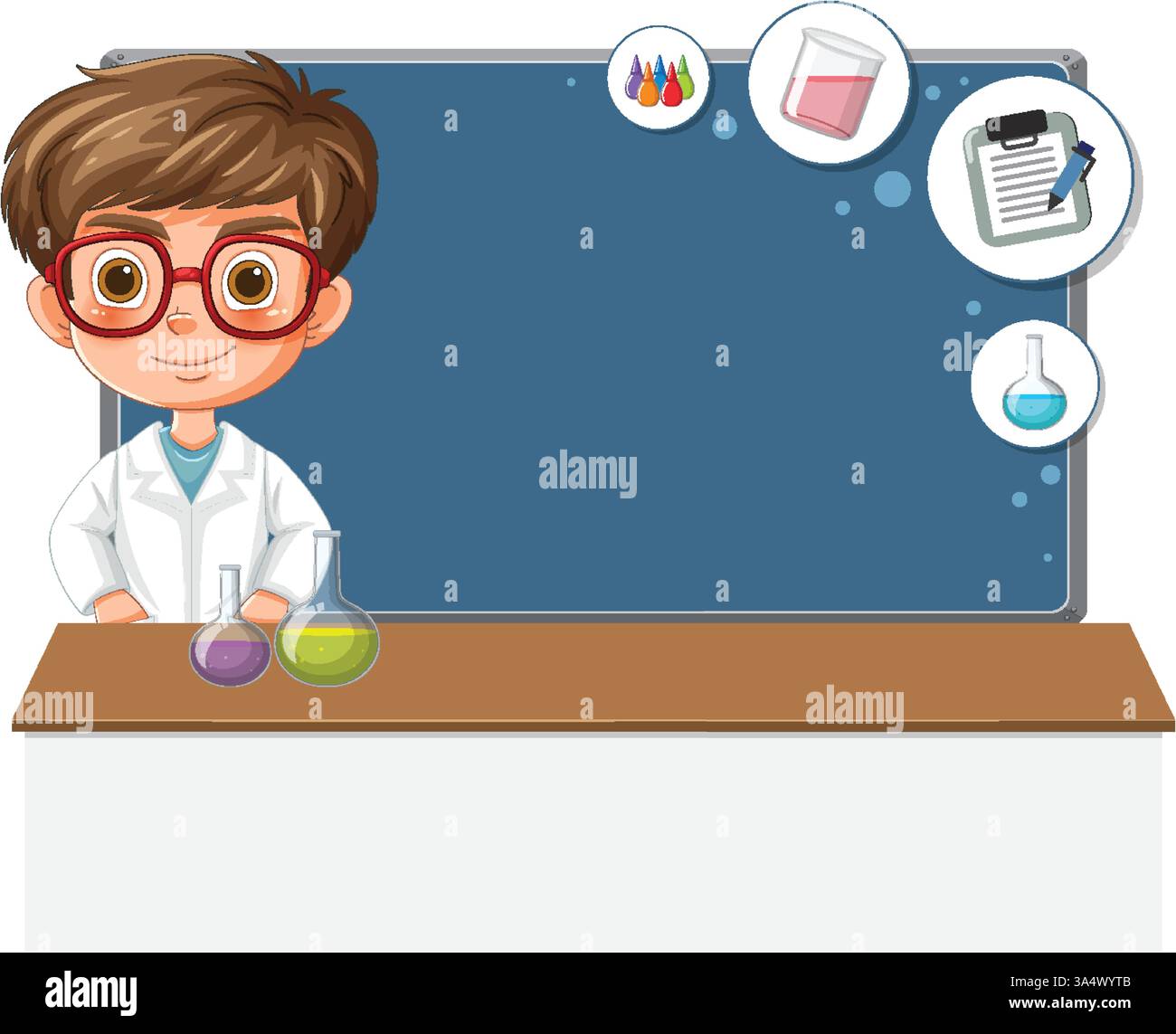 Science research fun discovery Cut Out Stock Images & Pictures - Alamy