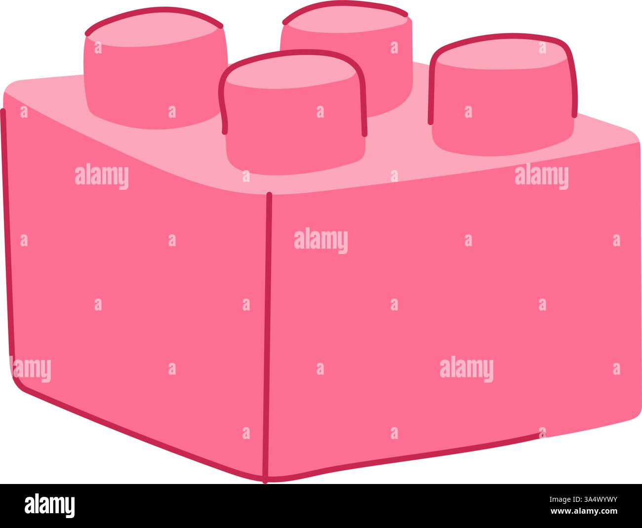 kids building blocks cartoon vector illustration Stock Vector Image ...