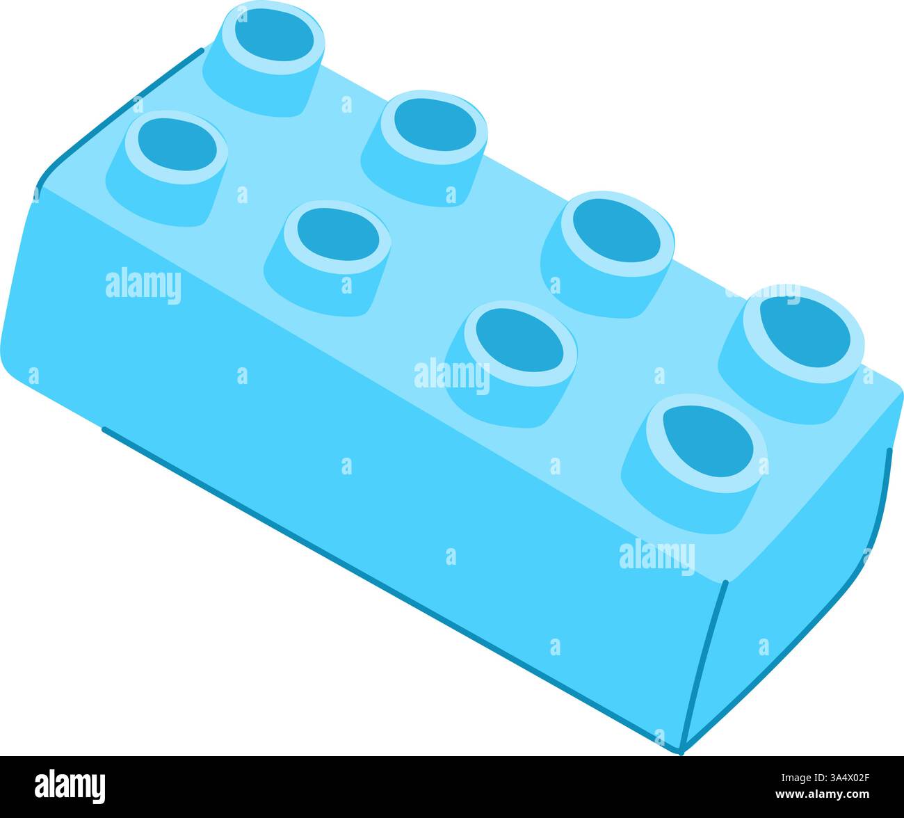 construction building blocks cartoon vector illustration Stock Vector ...