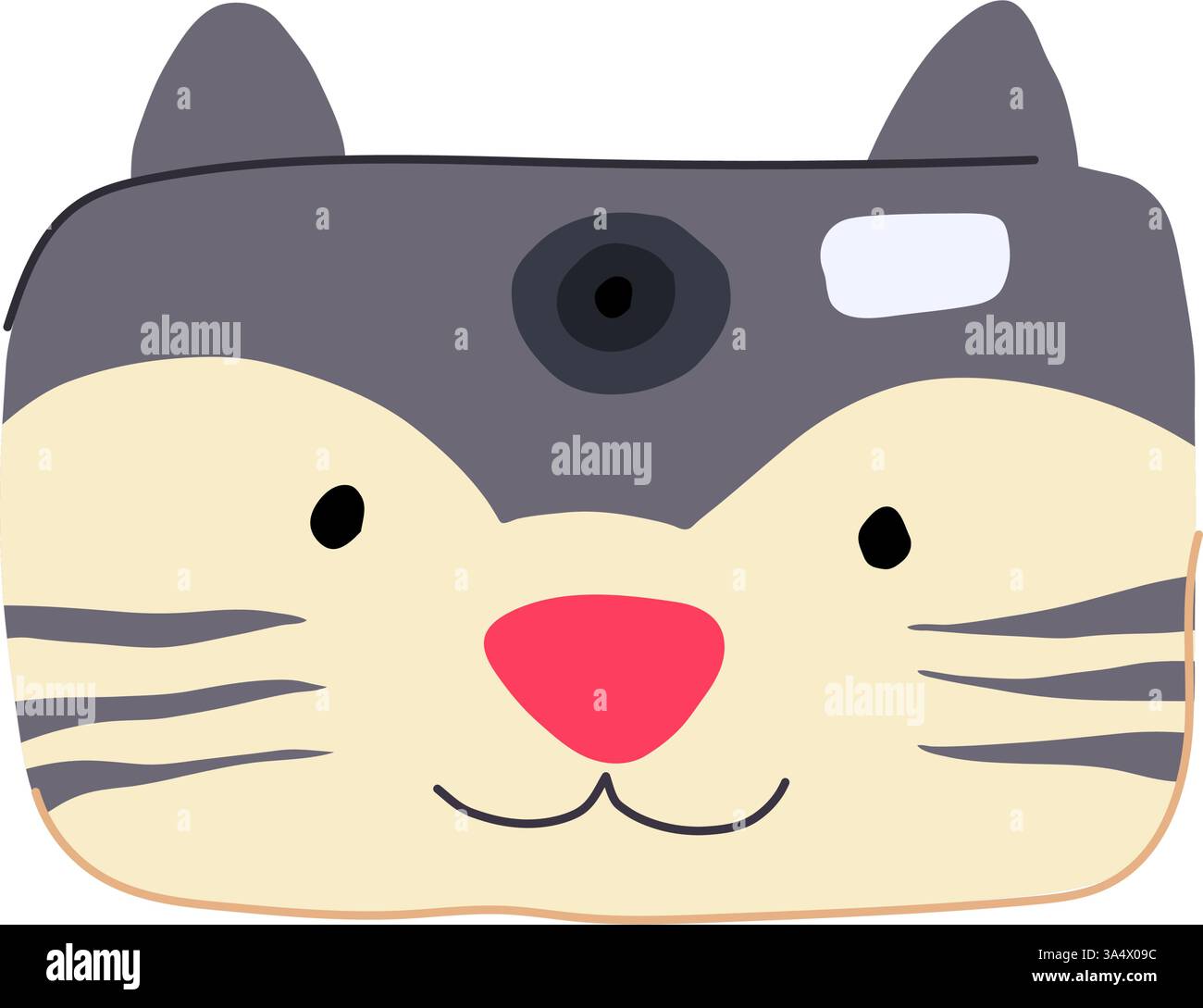 focus camera toy cartoon vector illustration Stock Vector Image & Art ...
