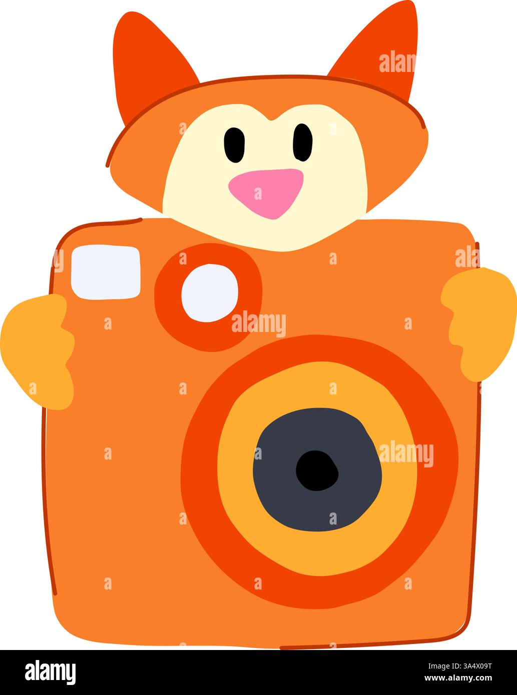 zoom camera toy cartoon vector illustration Stock Vector Image & Art ...