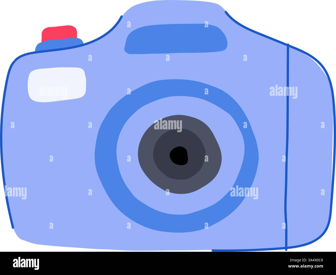 selfie camera toy cartoon vector illustration Stock Vector Image & Art ...