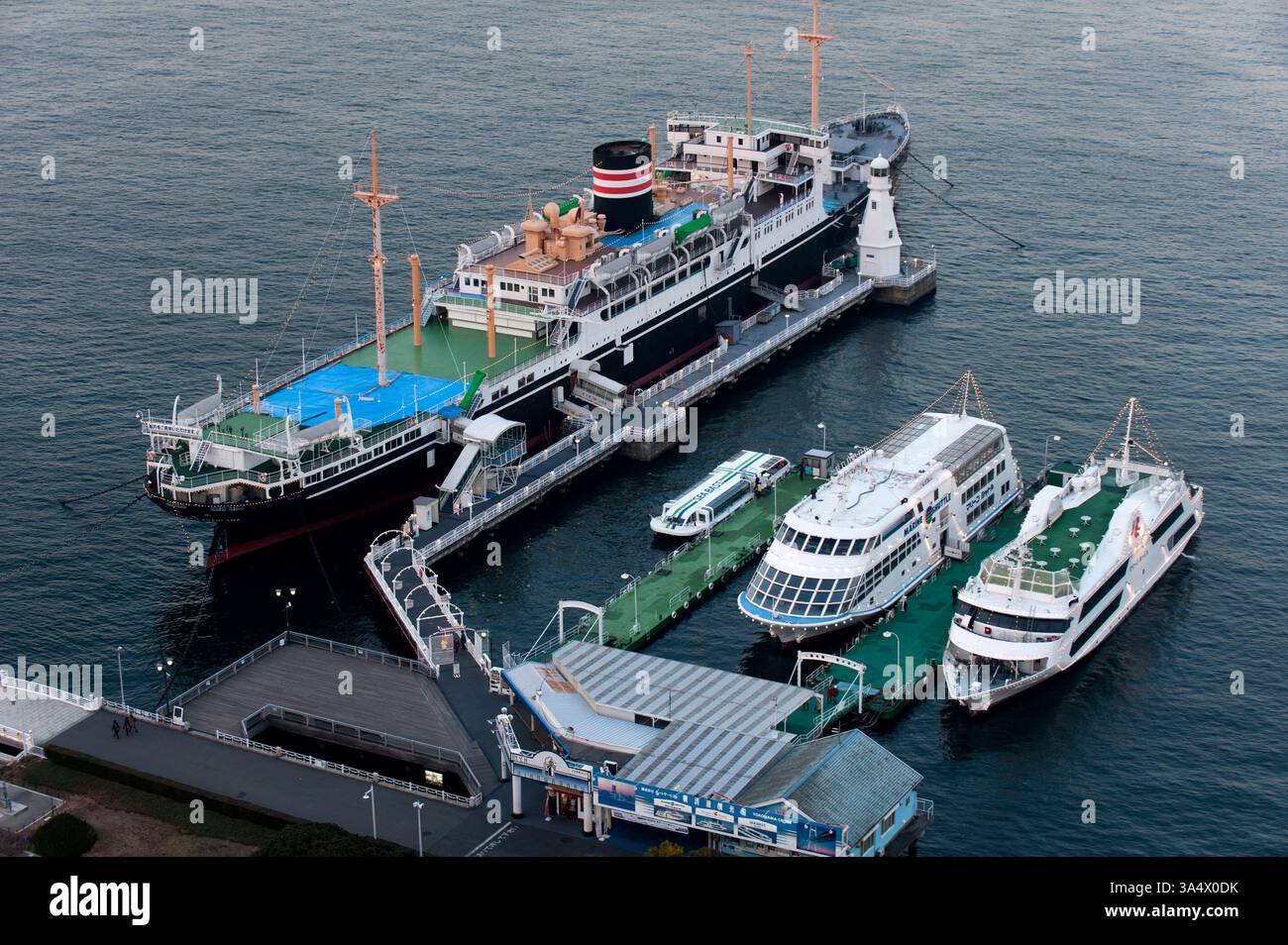 Nippon Yusen built Hikawa Maru ocean liner and two sightseeing boats ...