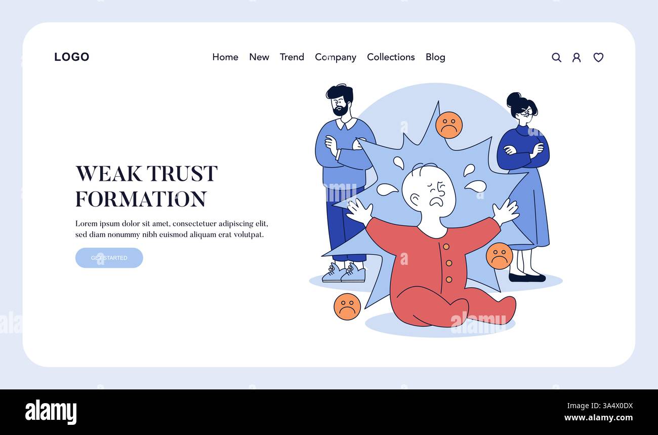 Authoritarian parenting style demonstrated through a distressed child ...