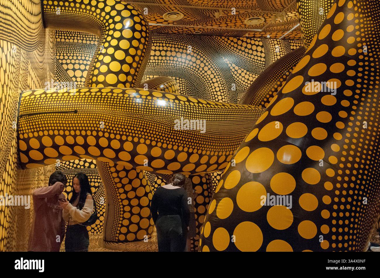 Yayoi Kusama, immersive artwork "The Hope of the Polka Dots Buried in Infinity Will Eternally ...