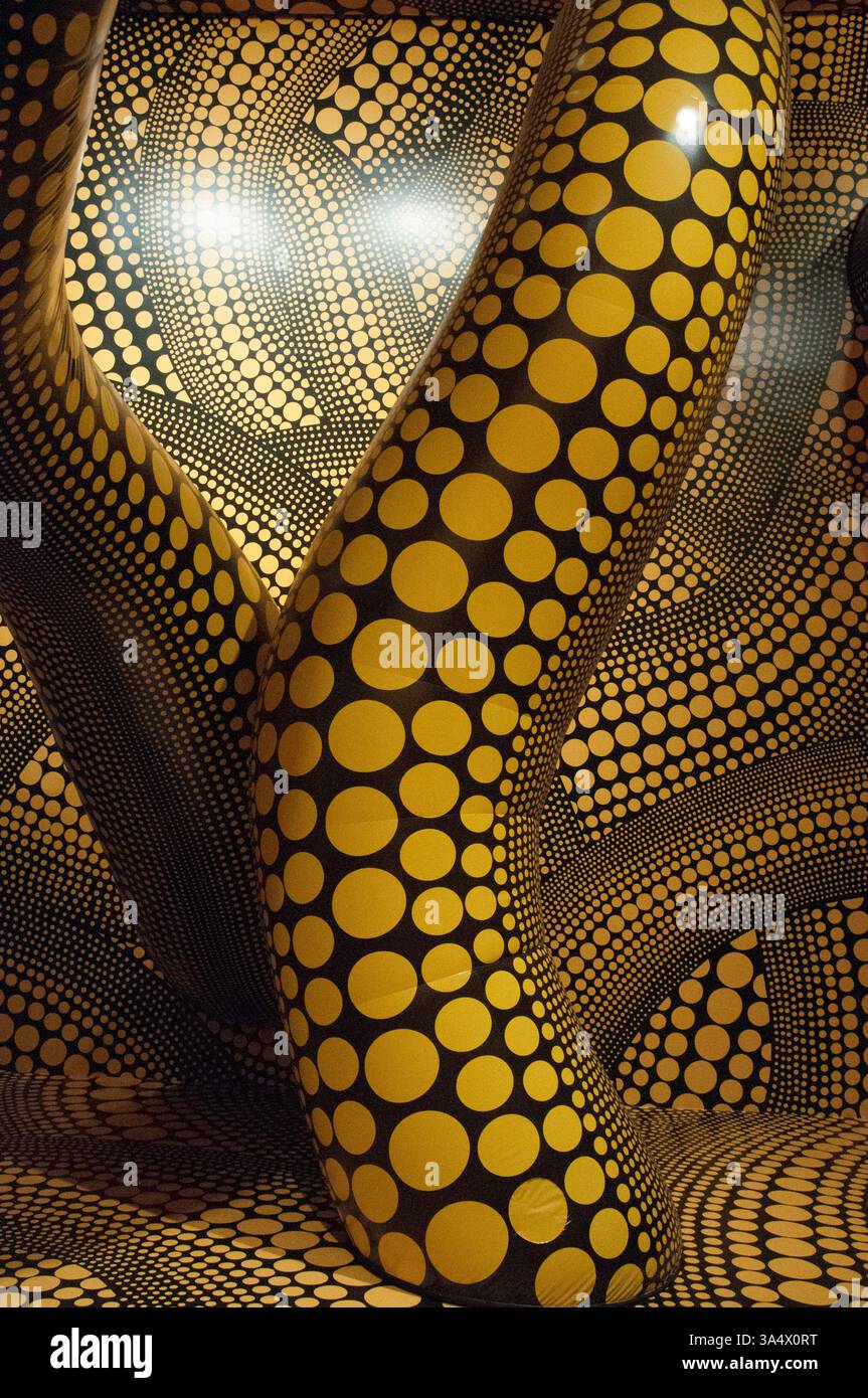 Yayoi Kusama, immersive artwork "The Hope of the Polka Dots Buried in Infinity Will Eternally ...