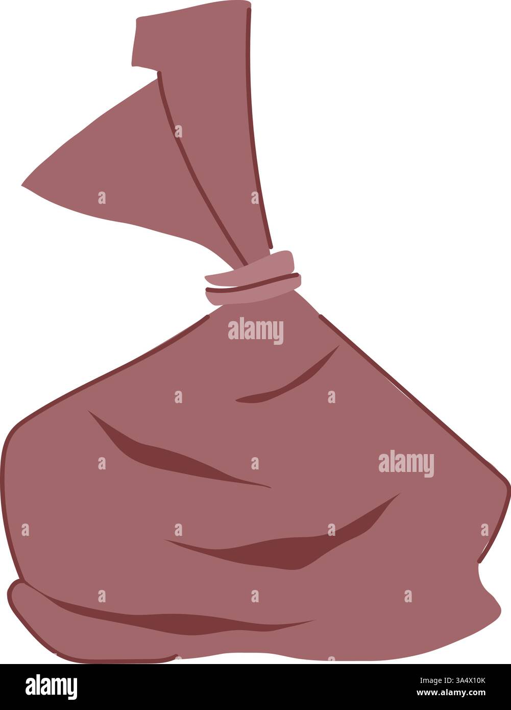 recycling compostable trash bag cartoon vector illustration Stock ...