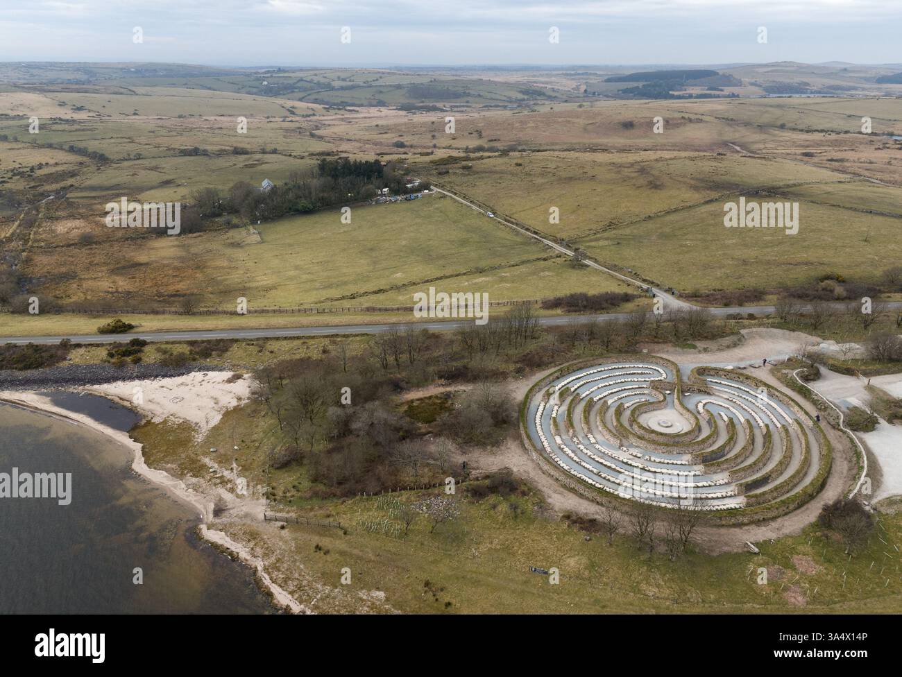 A general view of Kerdroya, a giant 56-metre-wide Cornish Landscape ...