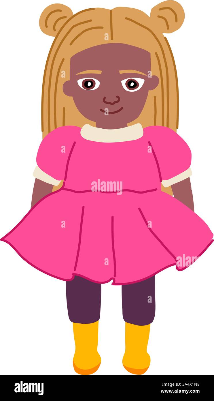 explore doll toy cartoon vector illustration Stock Vector Image & Art ...