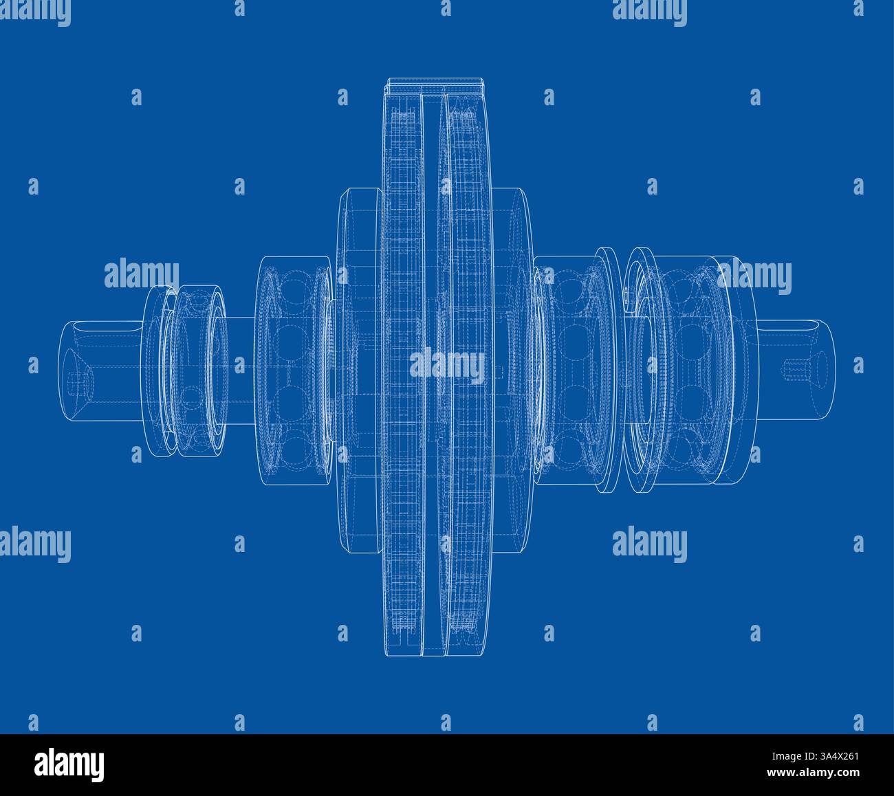 Wave Reducer. Vector illustration, 3d render Stock Vector Image & Art ...