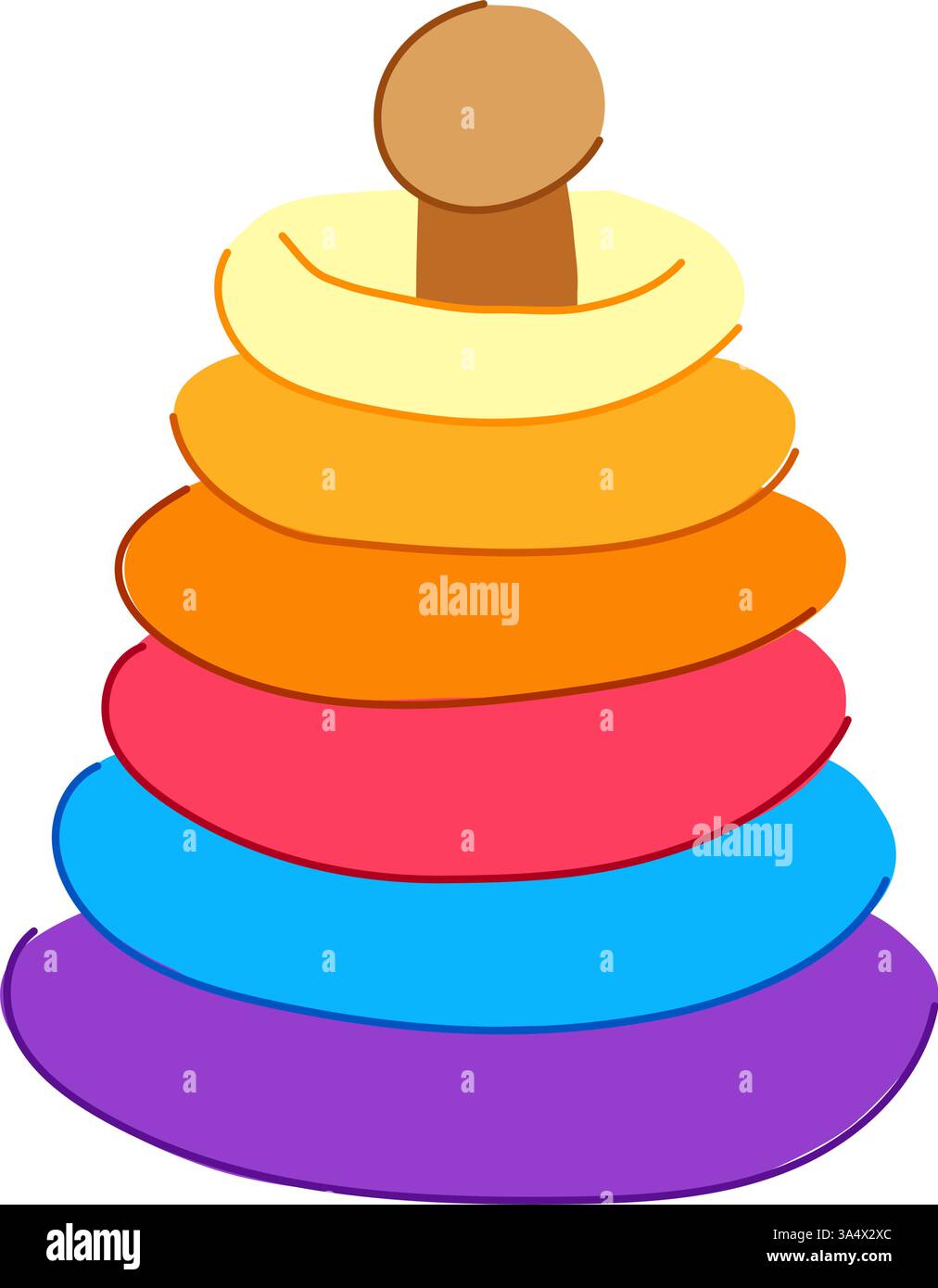 science educational toy cartoon vector illustration Stock Vector Image ...