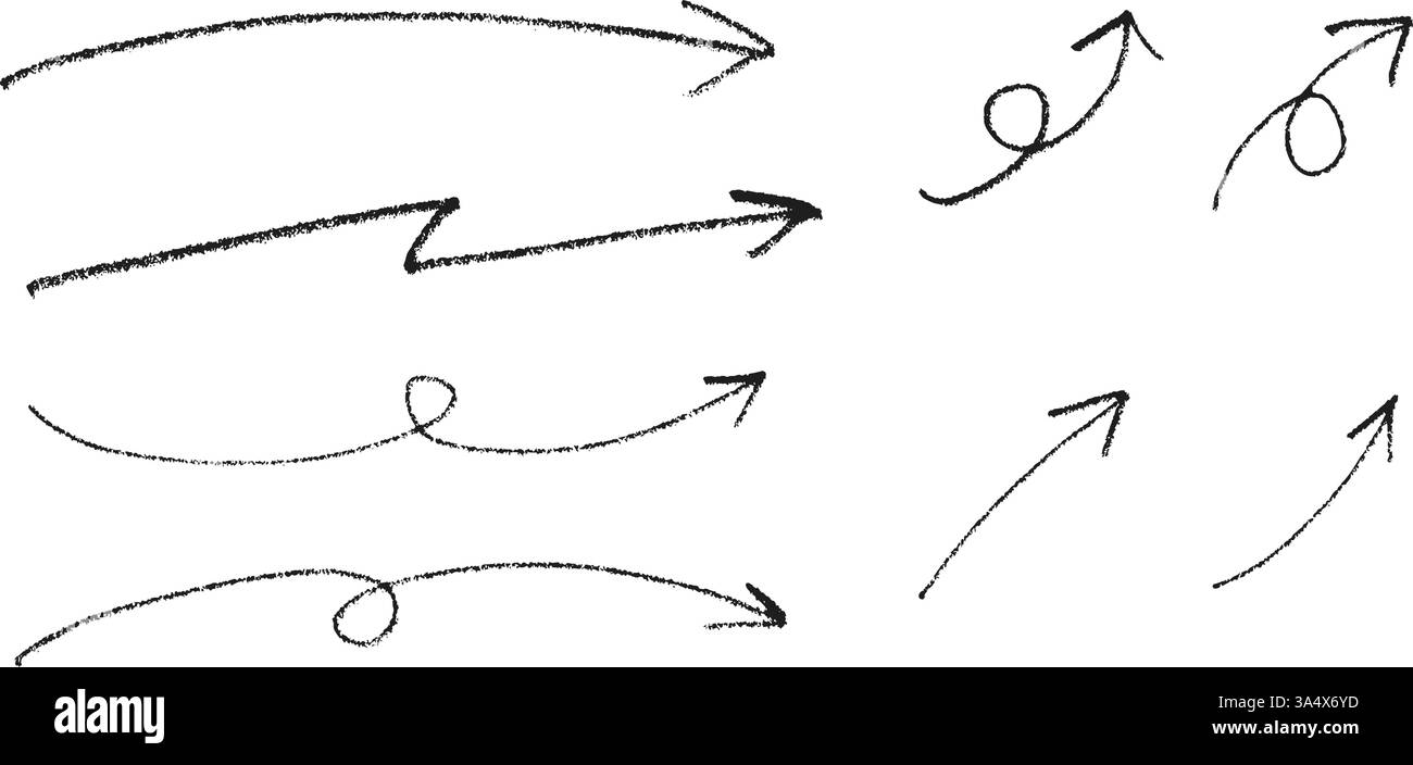 Analog hand drawn style Cut Out Stock Images & Pictures - Alamy