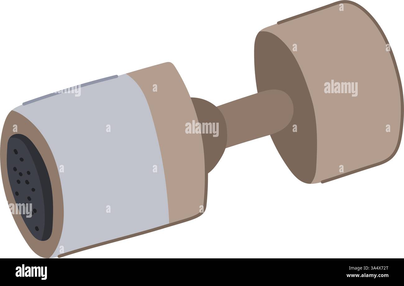 bathroom faucet aerator cartoon vector illustration Stock Vector Image ...