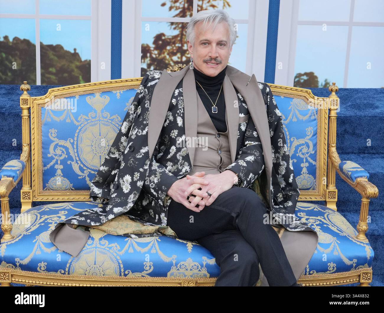 Los Angeles, USA. 19th Mar, 2025. Bronson Pinchot arrives at Netflix's THE RESIDENCE World ...