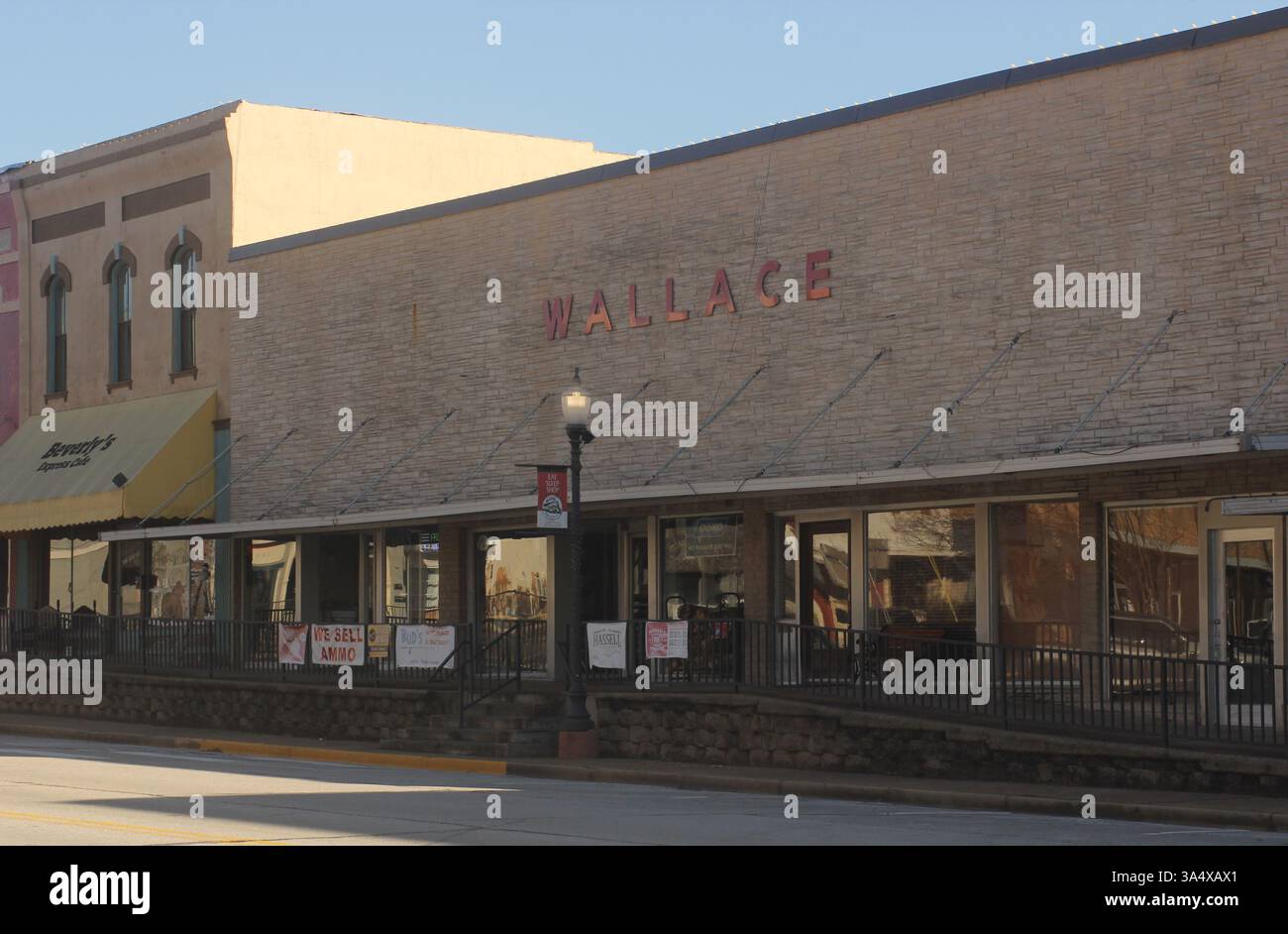 Rusk TX - January 1, 2025: Historic Buildings Located in Downtown Rusk ...