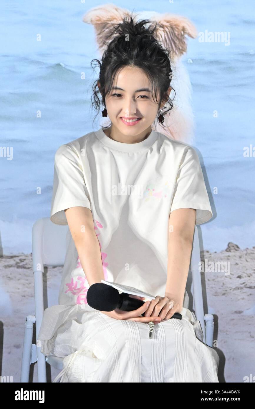 Chinese actress Zhang Zifeng attends an activity in Beijing, China, 16 ...