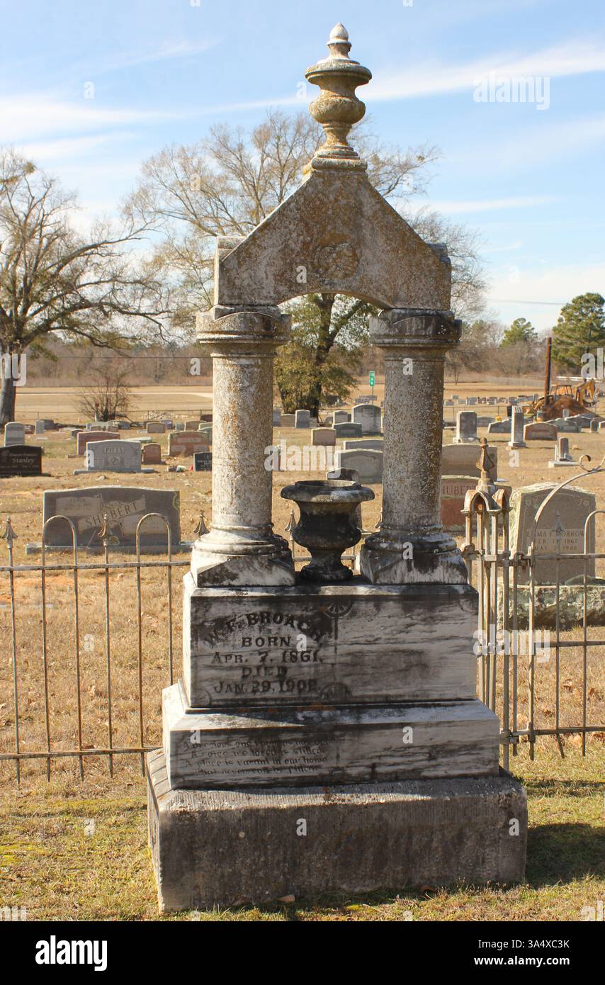 Flint TX - January 16, 2025: Historical Headstone at Historic City ...