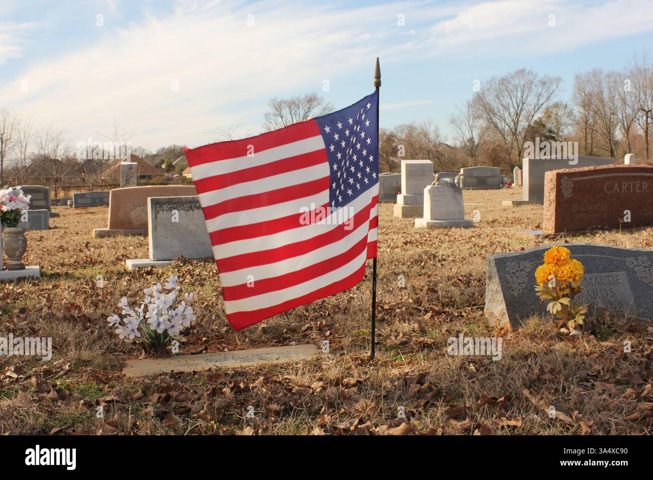 Bullard TX - January 16, 2025: Historic Headstones at City Cemetery ...