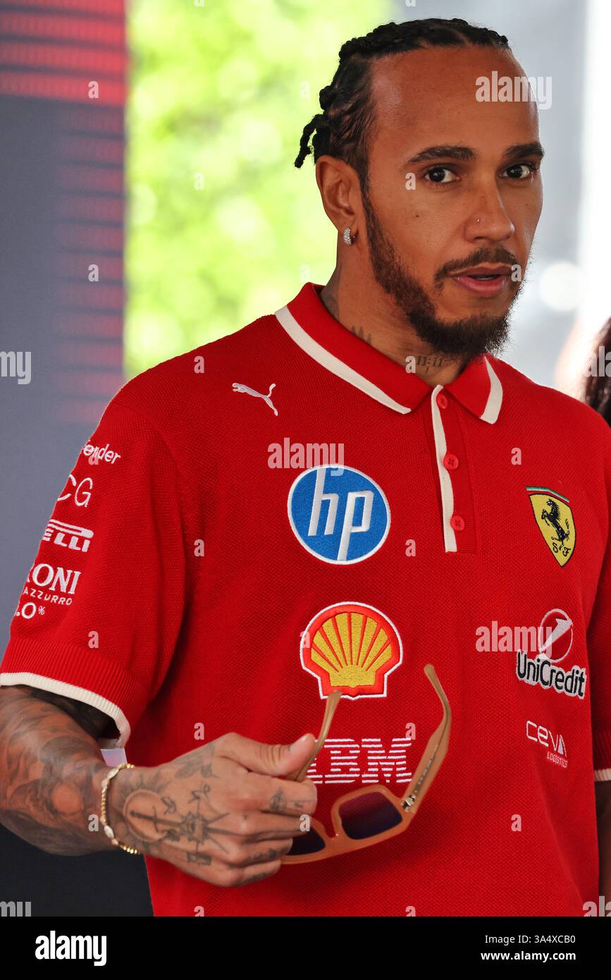 Shanghai, China. 20th Mar, 2025. Lewis Hamilton (GBR) Ferrari. 20.03. ...