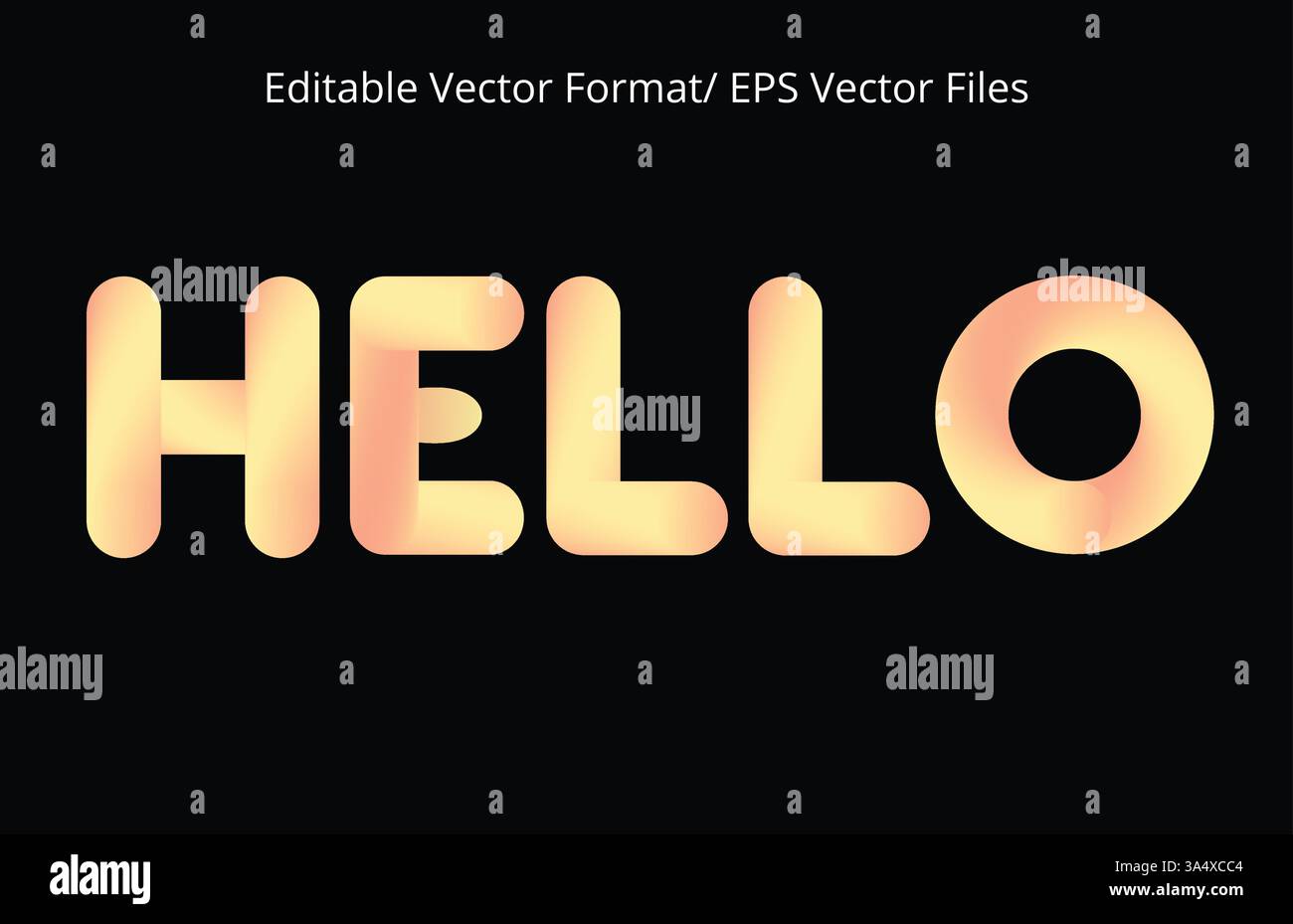 Gradient font Stock Vector Images - Alamy