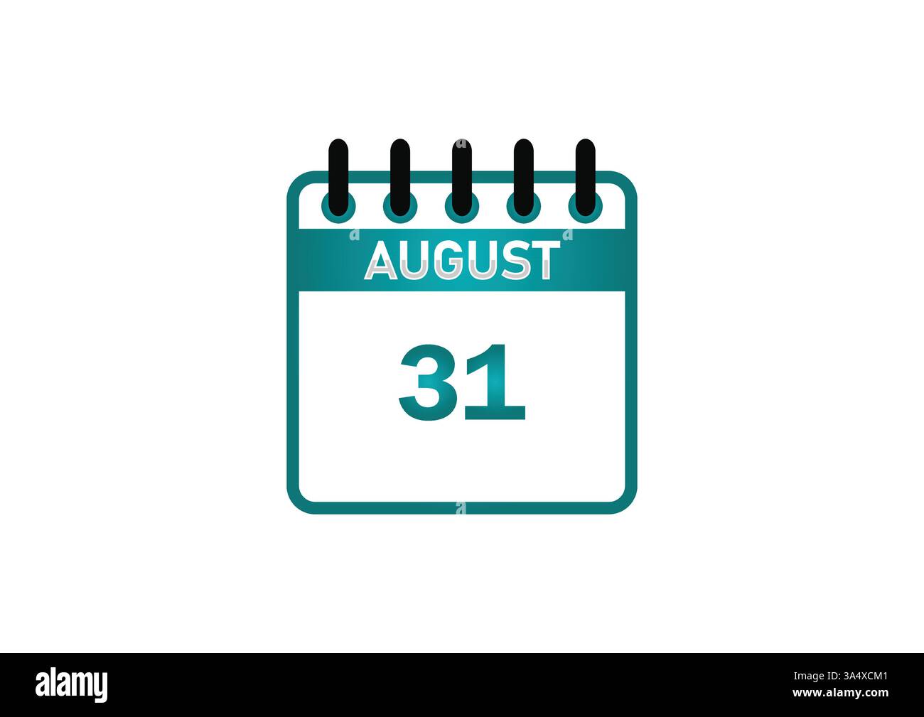 August 31 Calendar Date – Events, Holidays, and Observances Stock ...