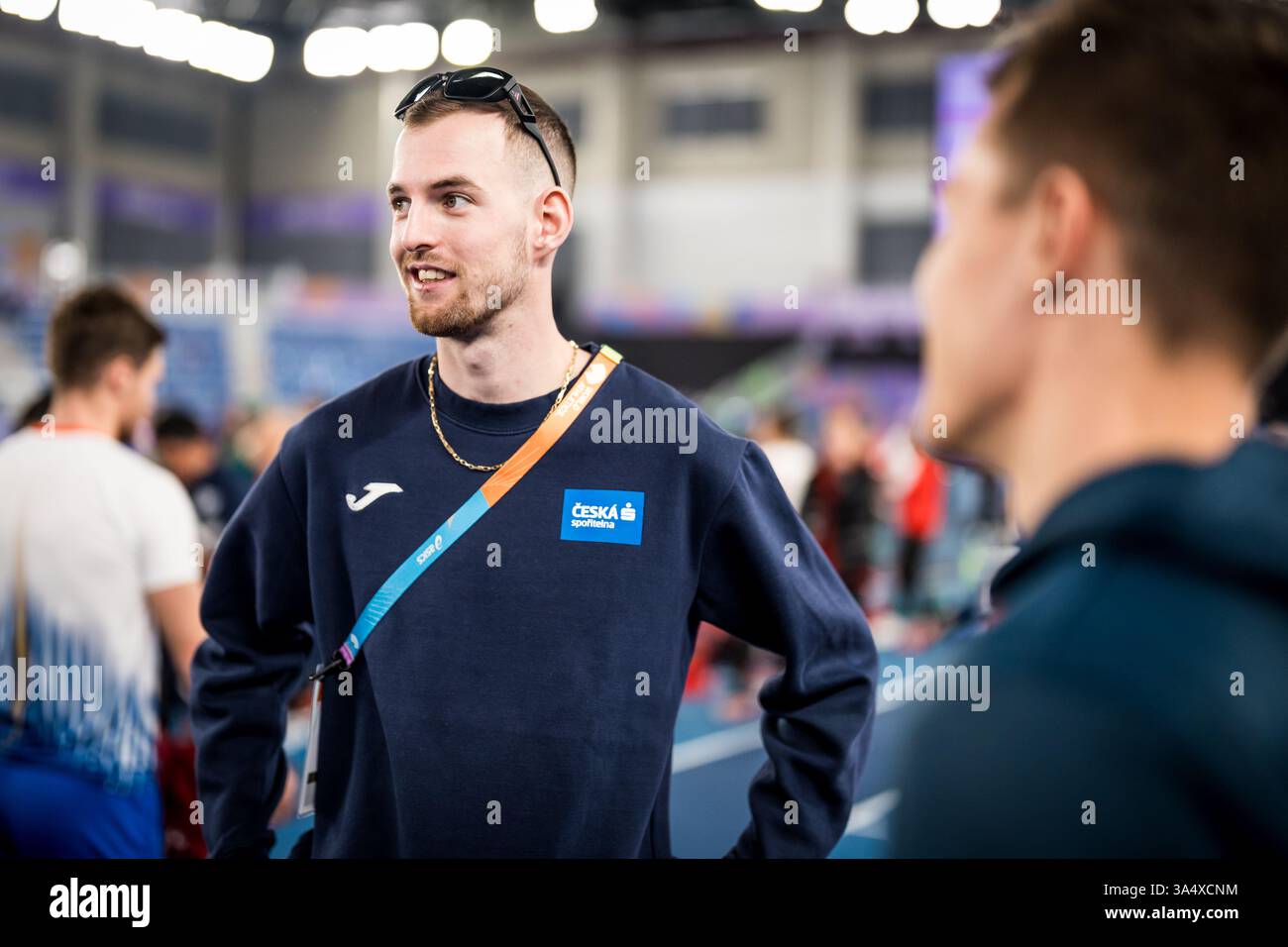 Czech athlete Jan Stefela during training before the 20th World Indoor ...