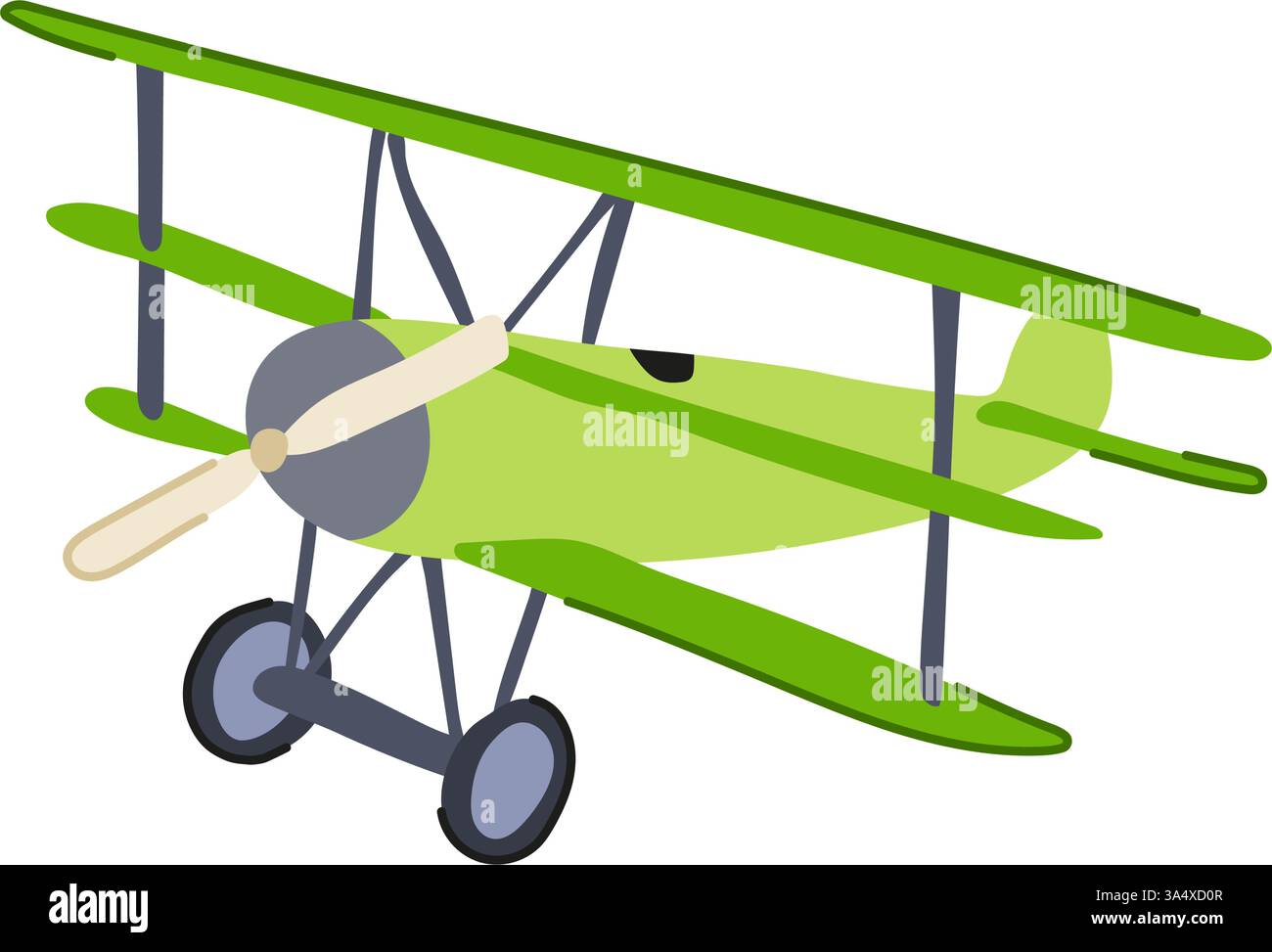 glider plane toy cartoon vector illustration Stock Vector Image & Art ...
