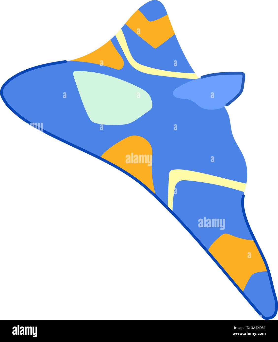 plastic plane toy cartoon vector illustration Stock Vector Image & Art ...