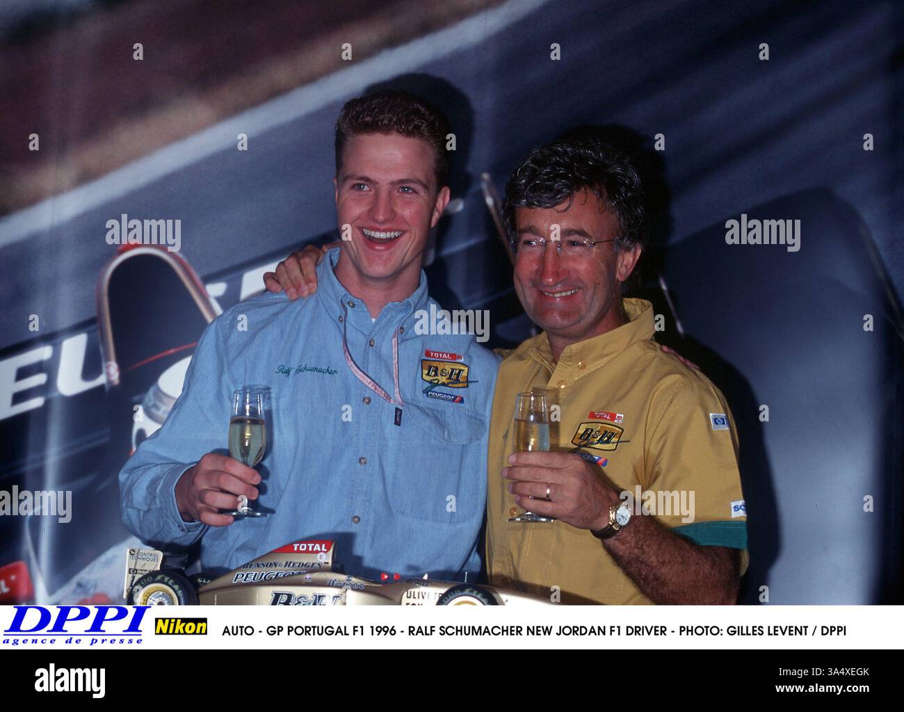 AUTO - GP PORTUGAL F1 1996 - RALF SCHUMACHER NEW JORDAN F1 DRIVER ...