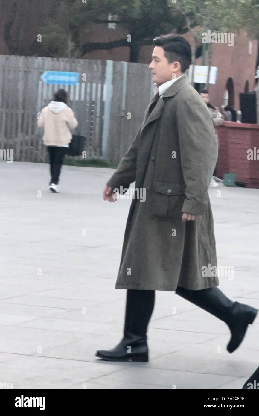 Chinese actor and singer Oho Ou appears in Shanghai, China, 18 March ...